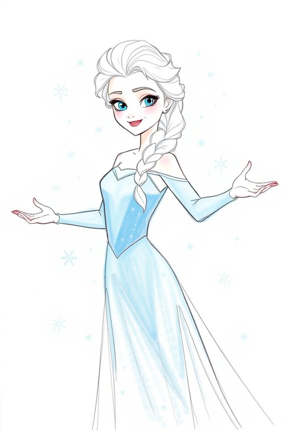 Inspiring Elsa Drawing Ideas: 12 Creative Image Examples ...