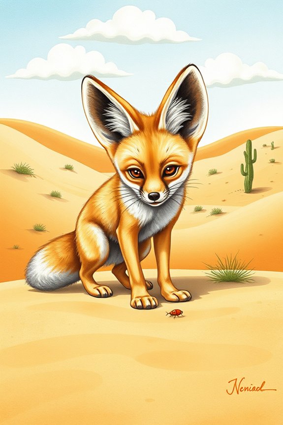 12 Creative Fennec Fox Drawing Ideas to Inspire You - jerwoodvisualarts.org