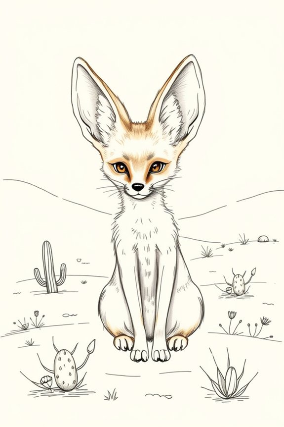 12 Creative Fennec Fox Drawing Ideas to Inspire You - jerwoodvisualarts.org