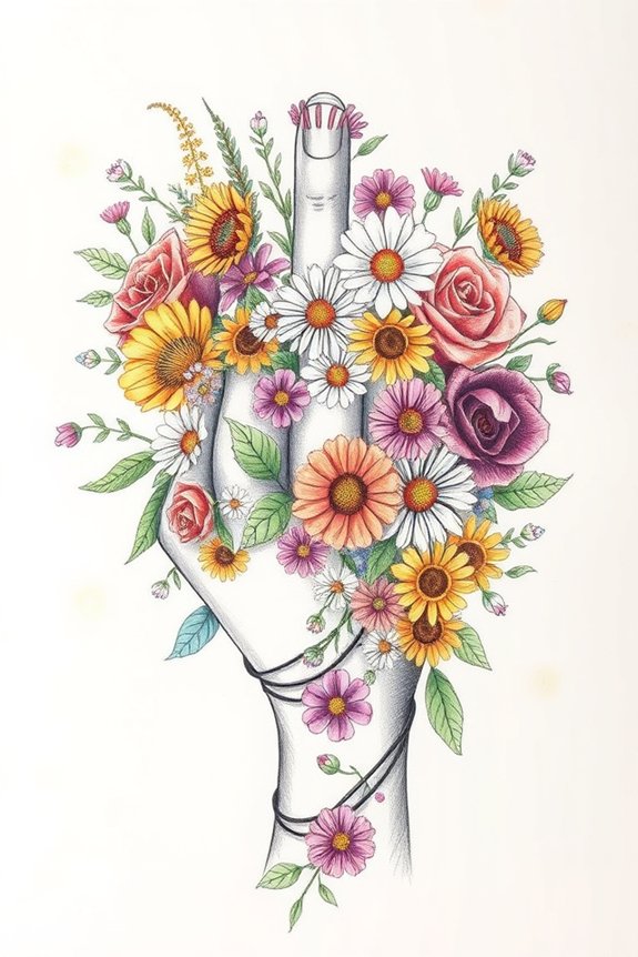 Creative Middle Finger Drawing Ideas: 12 Unique Designs ...