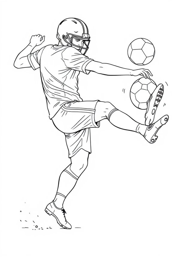 Creative Football Player Drawing Ideas: 12 Stunning Images ...