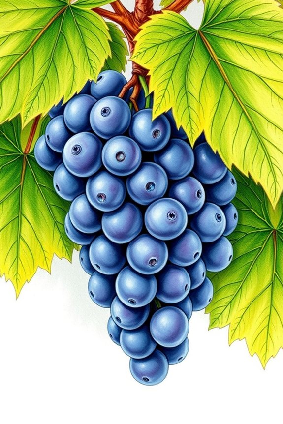 12 Creative Grapes Drawing Ideas to Inspire Your Art ...