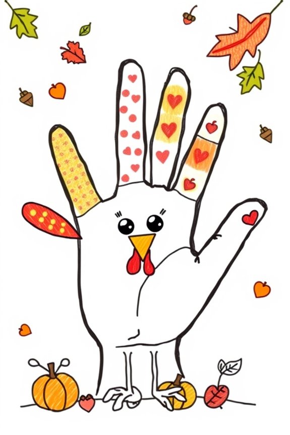 12 Creative Hand Turkey Drawing Ideas You’ll Love - jerwoodvisualarts.org