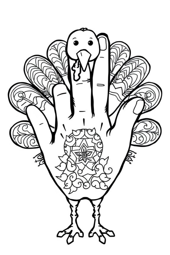 12 Creative Hand Turkey Drawing Ideas You’ll Love - jerwoodvisualarts.org