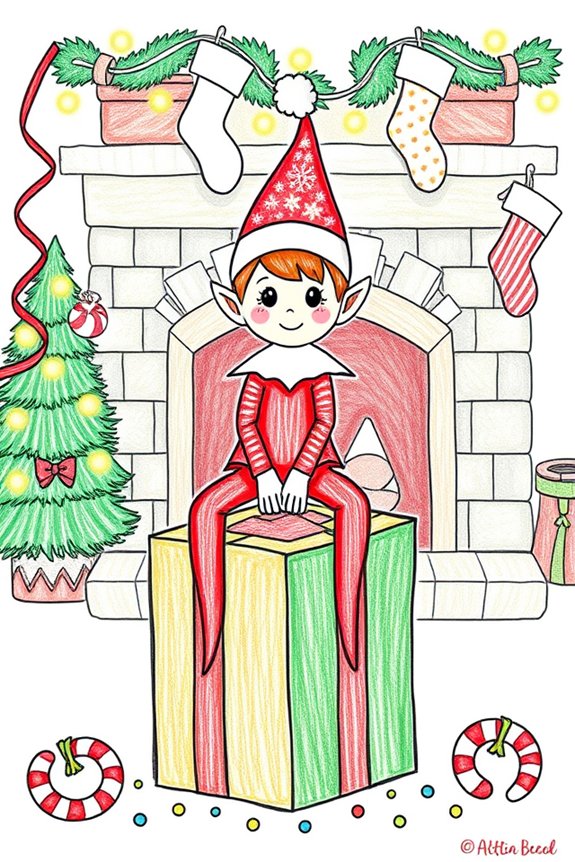 12 Fun Elf on the Shelf Drawing Ideas to Inspire You ...