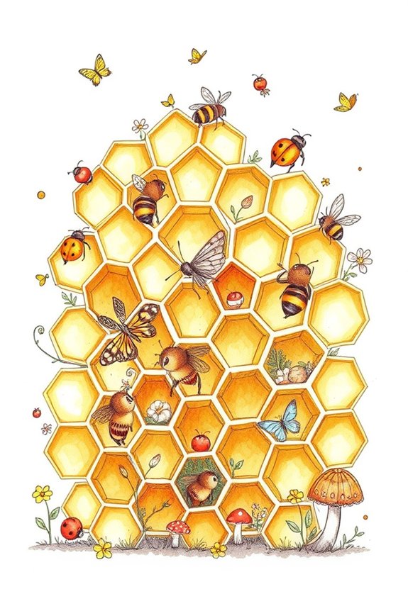 12 Creative Honeycomb Drawing Ideas to Inspire You - jerwoodvisualarts.org