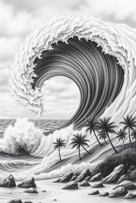 12 Stunning Tsunami Drawing Ideas to Inspire Your Art ...