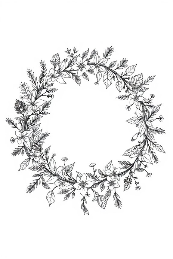 12 Stunning Wreath Drawing Ideas to Inspire Your Creativity ...