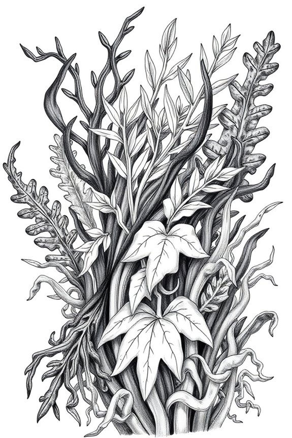 12 Creative Seaweed Drawing Ideas to Inspire Your Art ...