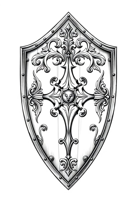 12 Creative Shield Drawing Ideas to Inspire Your Art ...