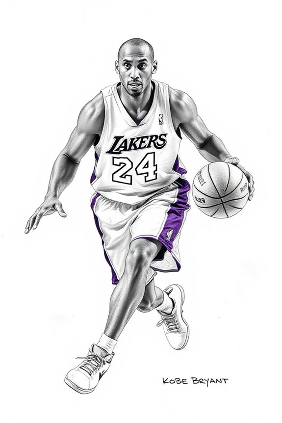 12 Inspiring Kobe Bryant Drawing Ideas to Ignite Your Creativity ...