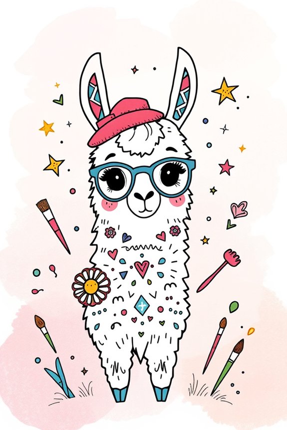 12 Creative Llama Drawing Ideas to Inspire Your Art - jerwoodvisualarts.org