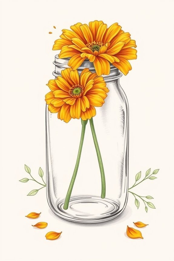 12 Stunning Marigold Drawing Ideas to Inspire Your Art ...