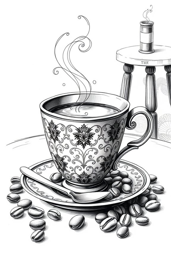 12 Creative Coffee Cup Drawing Ideas to Inspire Your Art ...