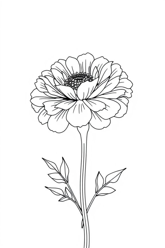 12 Stunning Marigold Drawing Ideas to Inspire Your Art ...