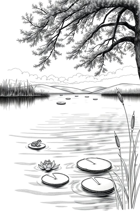 12 Inspiring Pond Drawing Ideas to Spark Your Creativity ...
