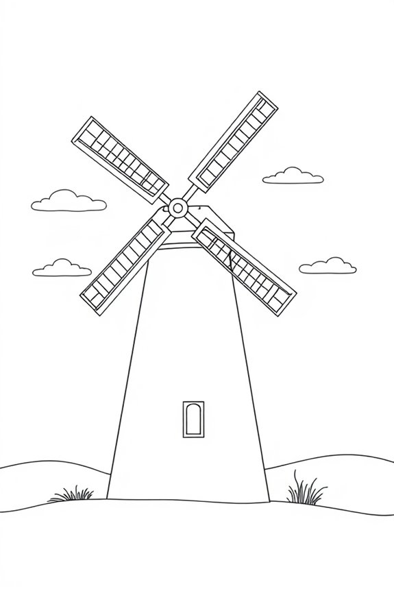 12 Creative Windmill Drawing Ideas to Inspire Your Art - jerwoodvisualarts.org