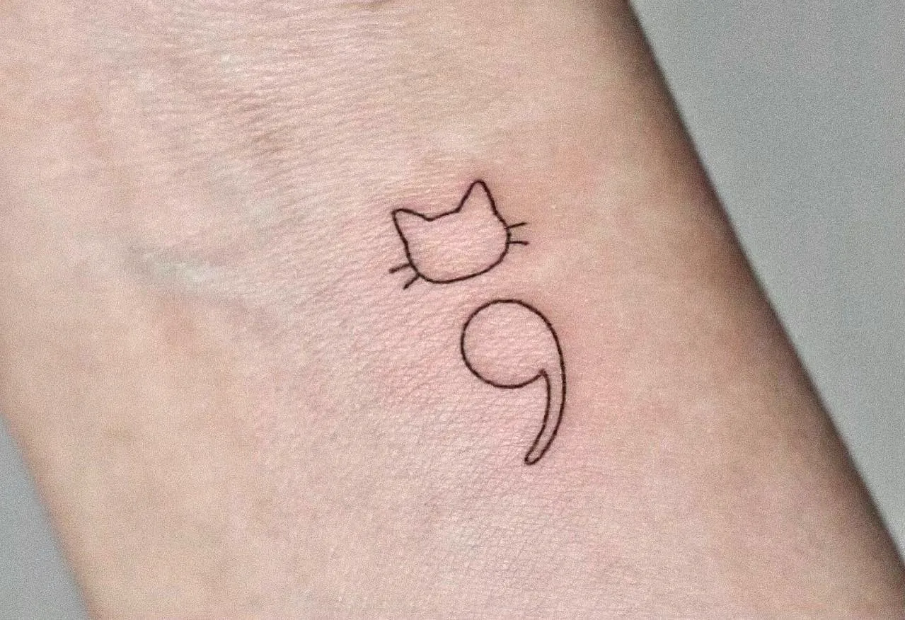 12 Unique Semicolon Tattoo Ideas That Inspire Hope and Strength