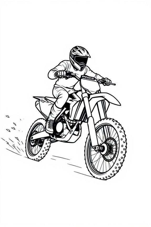 12 Awesome Dirt Bike Drawing Ideas for Creative Inspiration ...