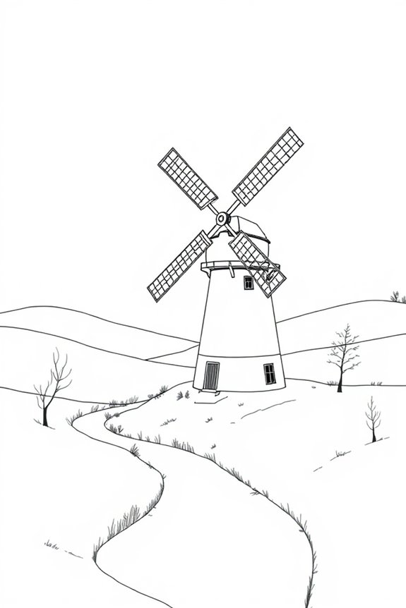 12 Creative Windmill Drawing Ideas to Inspire Your Art ...