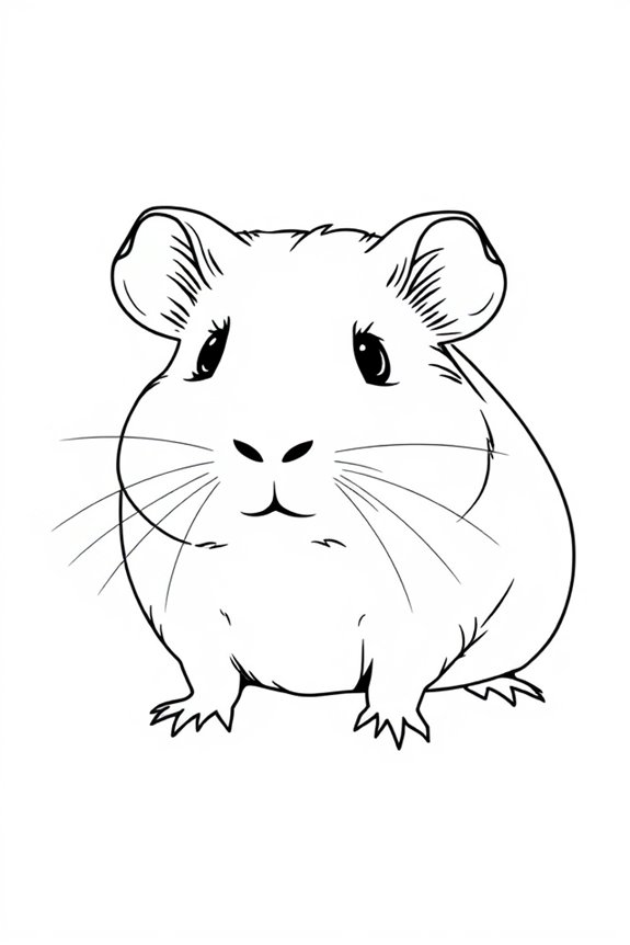 12 Creative Guinea Pig Drawing Ideas for Artists - jerwoodvisualarts.org