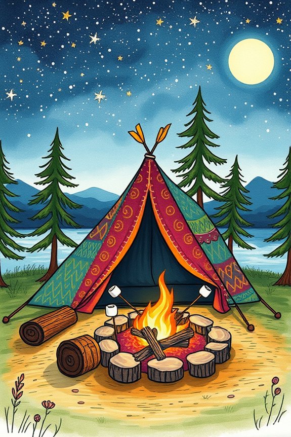 12 Creative Tent Drawing Ideas to Inspire Your Art - jerwoodvisualarts.org