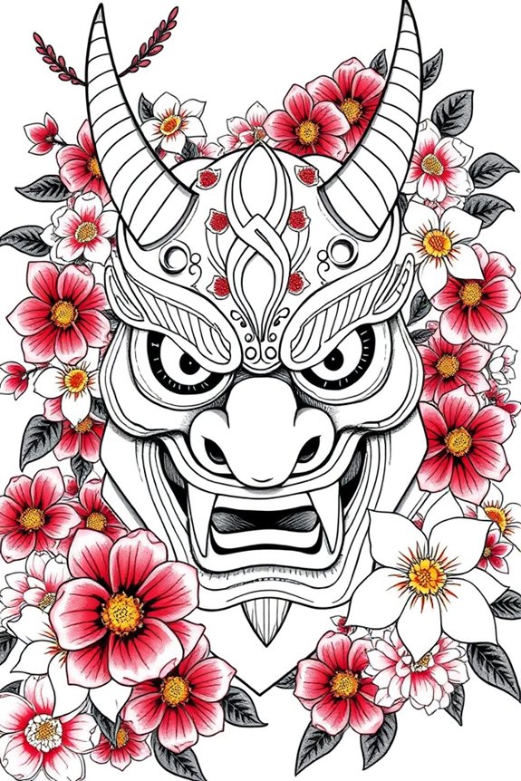 12 Unique Oni Mask Drawing Ideas to Inspire Your Art ...