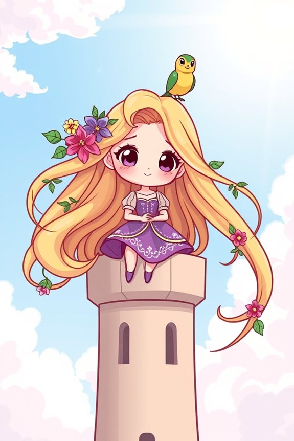 12 Creative Rapunzel Drawing Ideas to Inspire Your Art ...