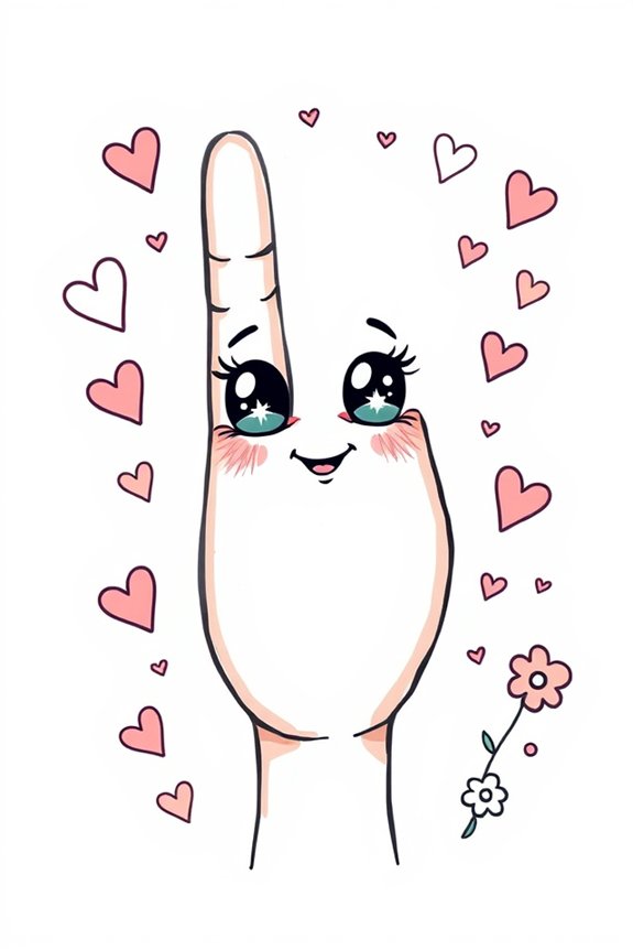 Creative Middle Finger Drawing Ideas: 12 Unique Designs ...