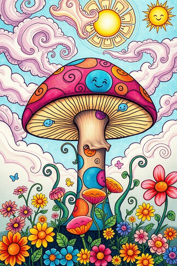 12 Inspiring Trippy Mushroom Drawing Ideas to Spark Creativity ...