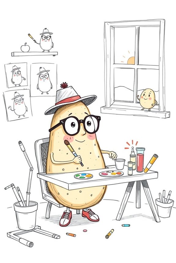 12 Creative Potato Drawing Ideas to Inspire Your Art ...