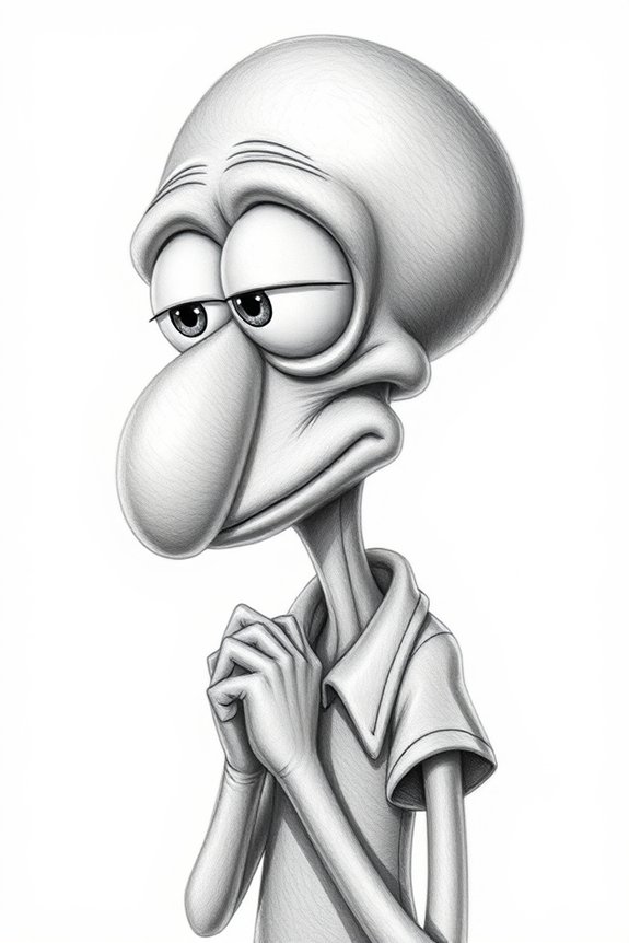 12 Creative Squidward Drawing Ideas to Inspire Your Art ...