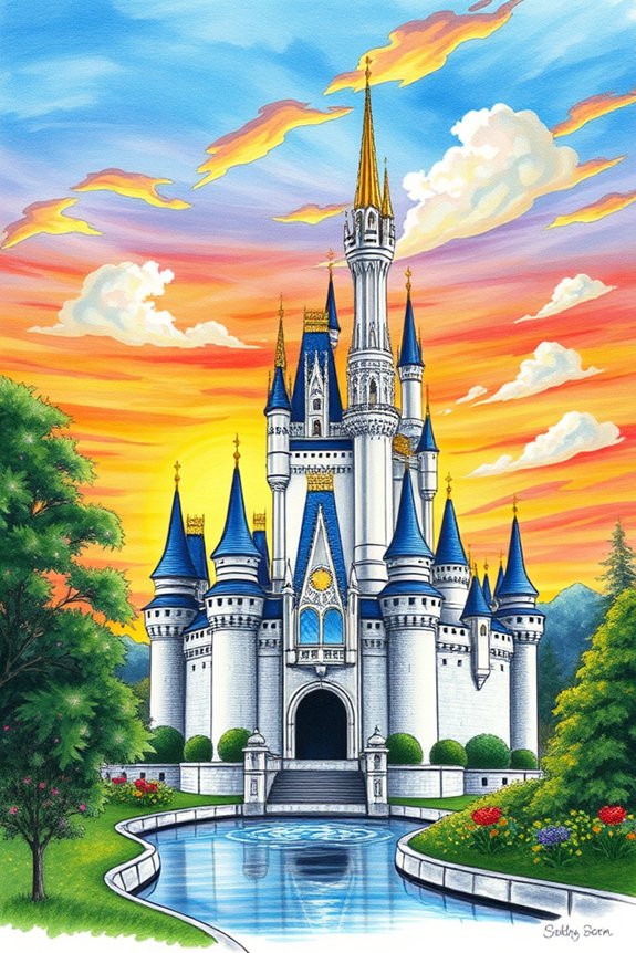12 Enchanting Disney Castle Drawing Ideas to Inspire You ...