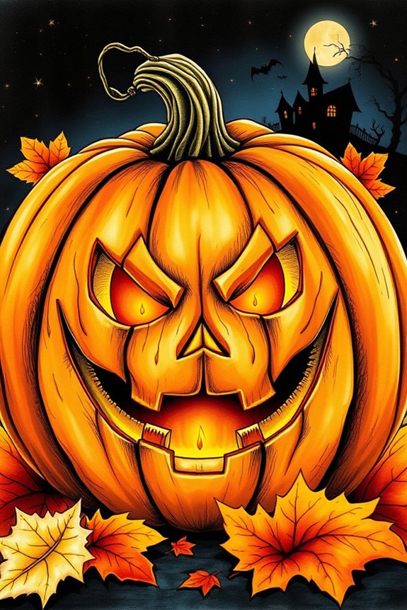 12 Creative Jack O' Lantern Drawing Ideas for Halloween Fun ...