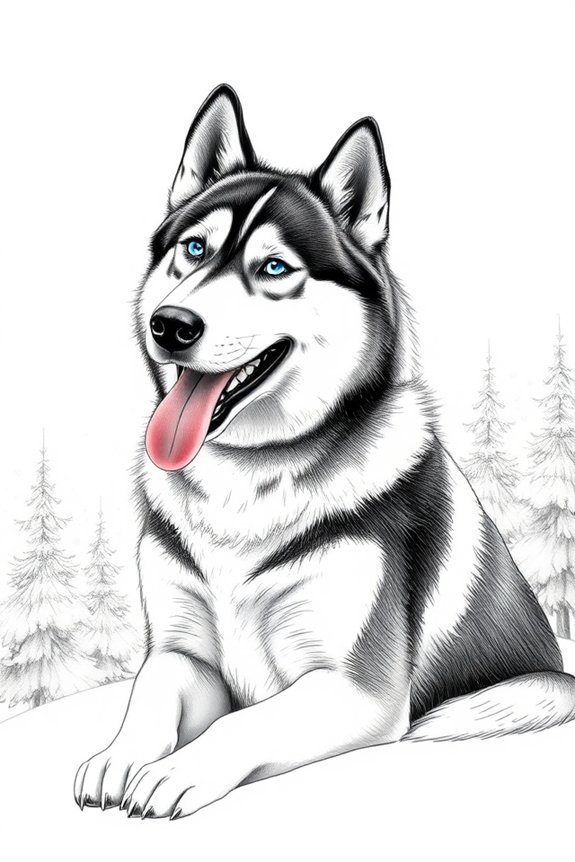 12 Inspiring Husky Drawing Ideas to Spark Your Creativity ...
