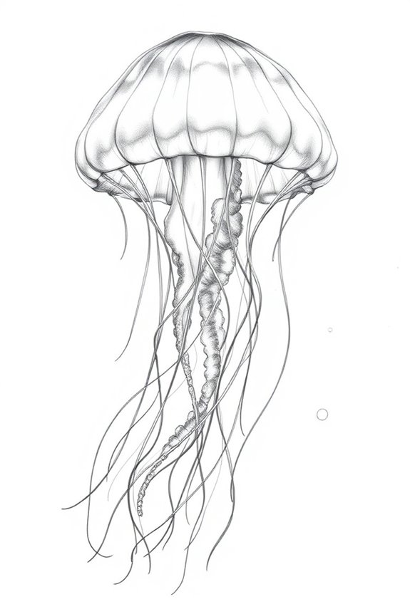 12 Stunning Jelly Fish Drawing Ideas to Inspire You - jerwoodvisualarts.org
