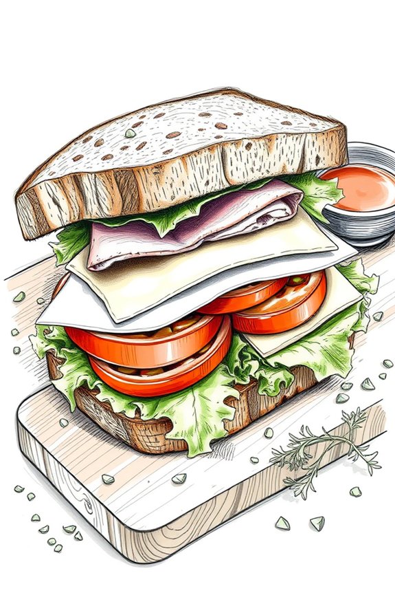 12 Creative Sandwich Drawing Ideas to Inspire Your Art ...
