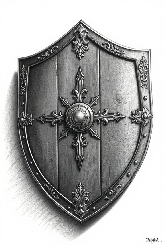 12 Creative Shield Drawing Ideas to Inspire Your Art ...