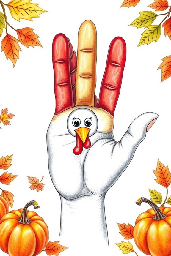 12 Creative Hand Turkey Drawing Ideas You’ll Love - jerwoodvisualarts.org
