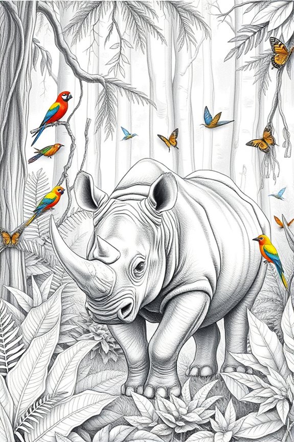 12 Creative Rhino Drawing Ideas to Inspire Your Art - jerwoodvisualarts.org
