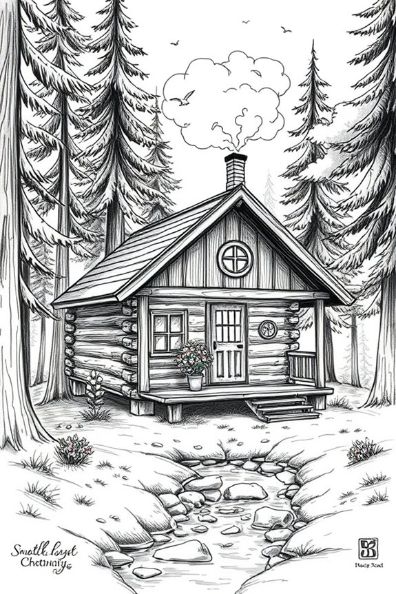 12 Inspiring Cabin Drawing Ideas You’ll Love to Explore ...