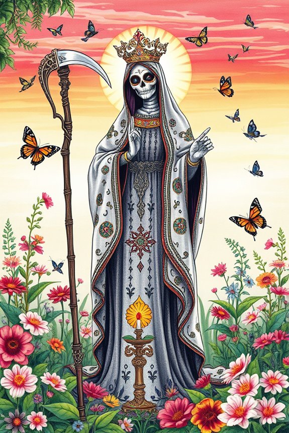 12 Stunning Santa Muerte Drawing Ideas for Your Art Inspiration ...