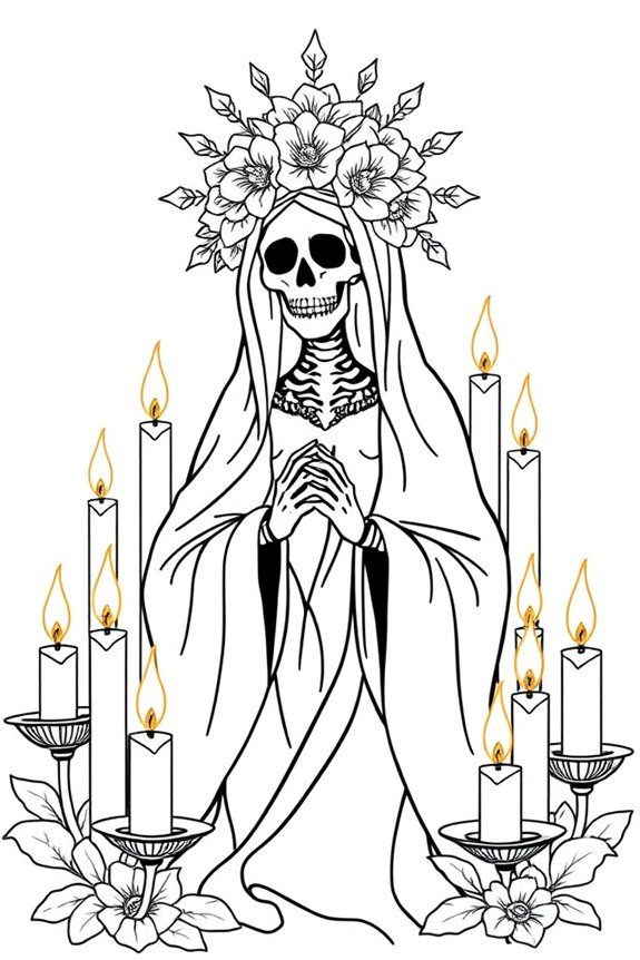 12 Stunning Santa Muerte Drawing Ideas for Your Art Inspiration ...