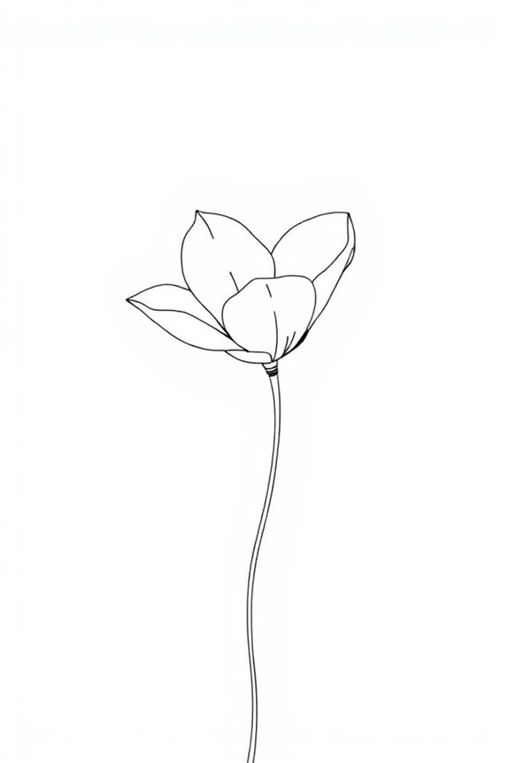 12 Inspiring Flower Line Drawing Ideas for Creative Minds ...