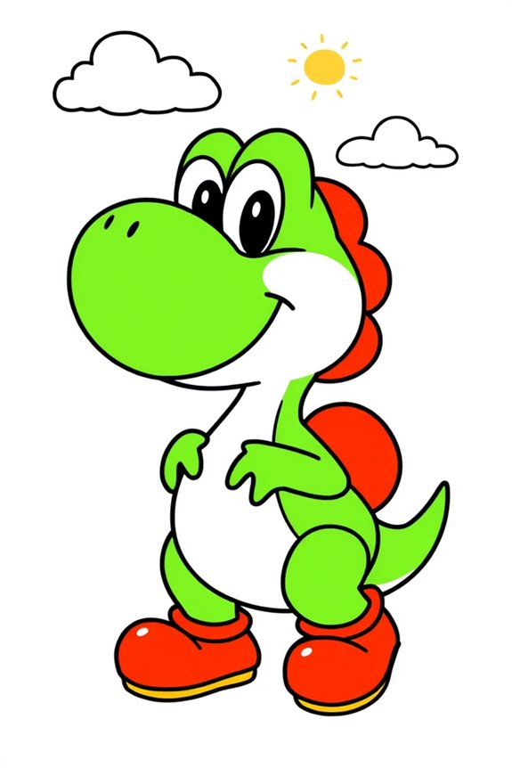 12 Yoshi Drawing Ideas to Inspire Your Creativity - jerwoodvisualarts.org