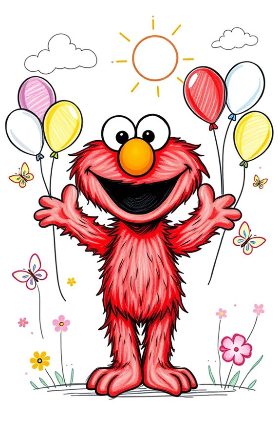 12 Creative Elmo Drawing Ideas to Inspire Your Art Skills ...