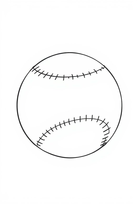 12 Creative Softball Drawing Ideas to Inspire Your Art ...