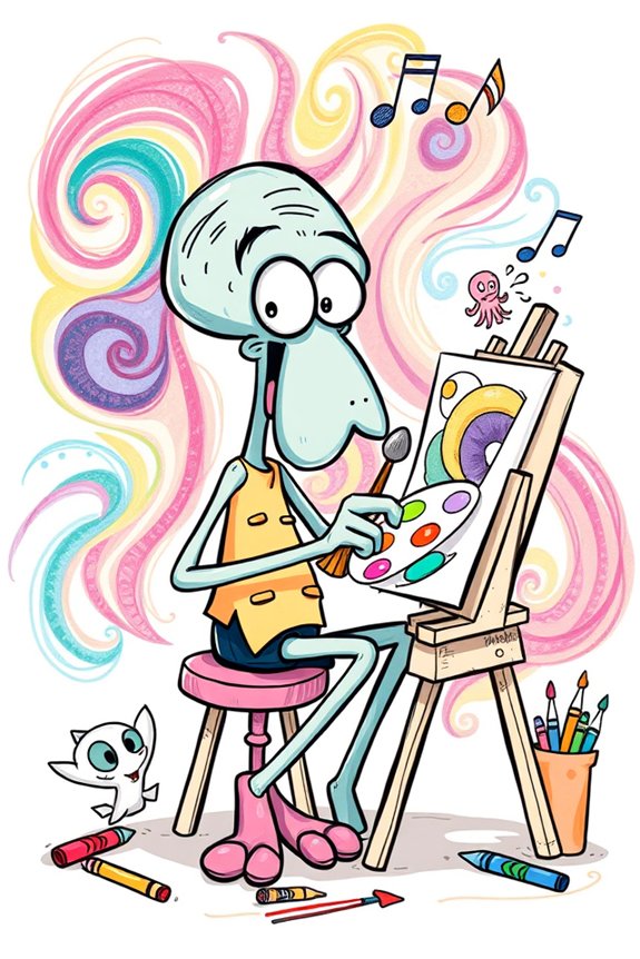 12 Creative Squidward Drawing Ideas to Inspire Your Art ...