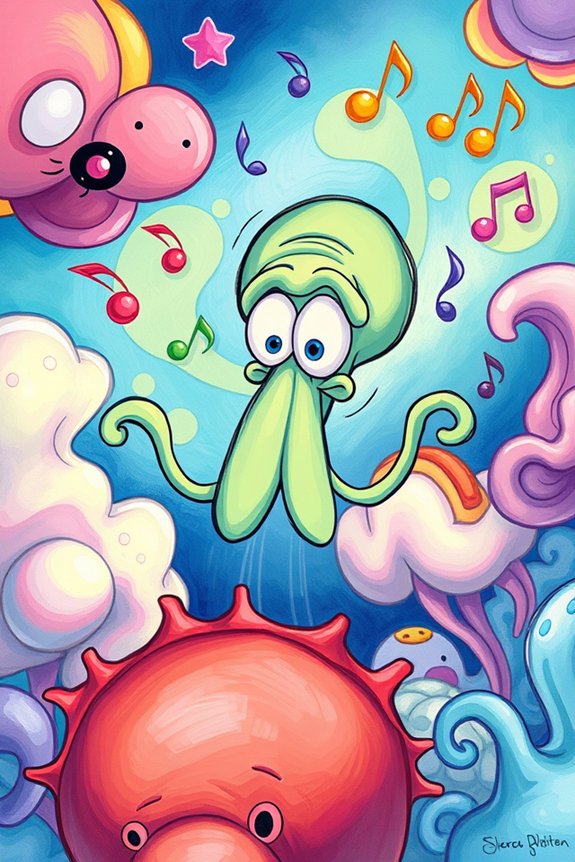 12 Creative Squidward Drawing Ideas to Inspire Your Art ...