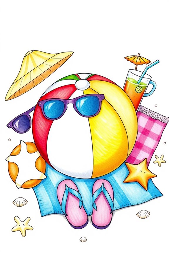 12 Creative Beach Ball Drawing Ideas to Inspire You - jerwoodvisualarts.org